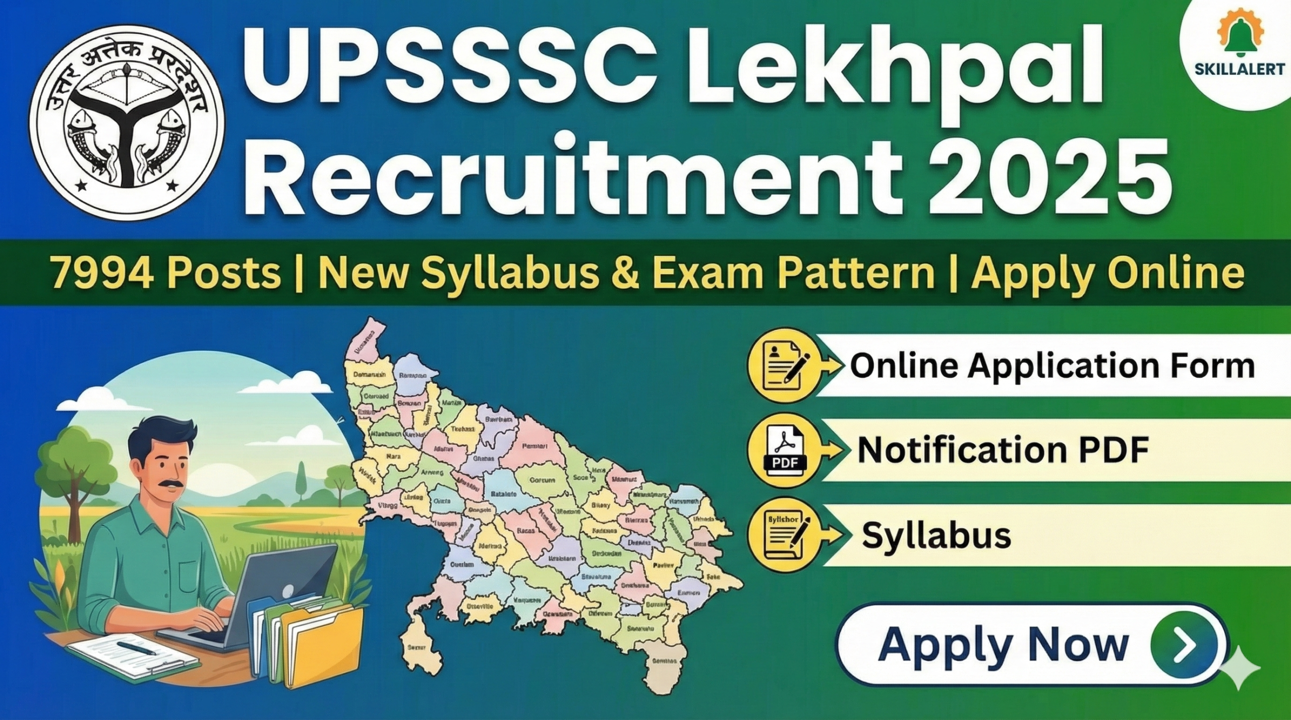 UPSSSC Lekhpal Recruitment 2025: Big Chance 🚀 Apply Online for 7994 Posts